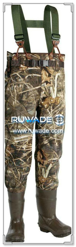 Men camo neoprene fishing wader -004